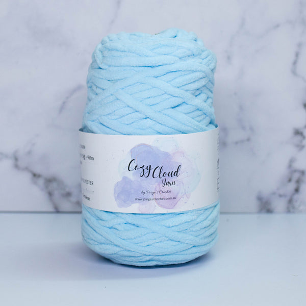 Cozy Cloud Blanket Yarn - Cerulean – Paige's Crochet