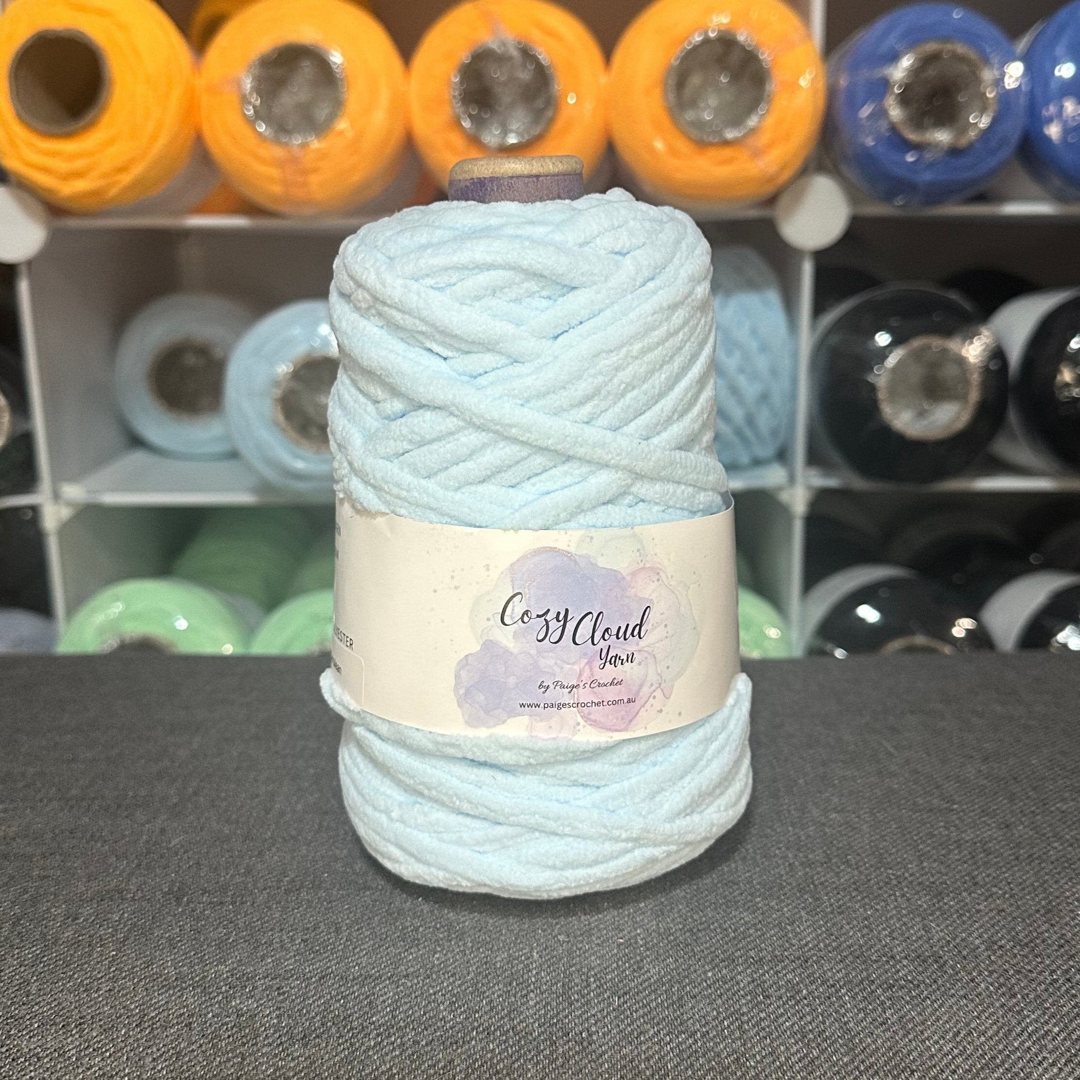 Cozy Cloud Blanket Yarn - Cerulean – Paige's Crochet