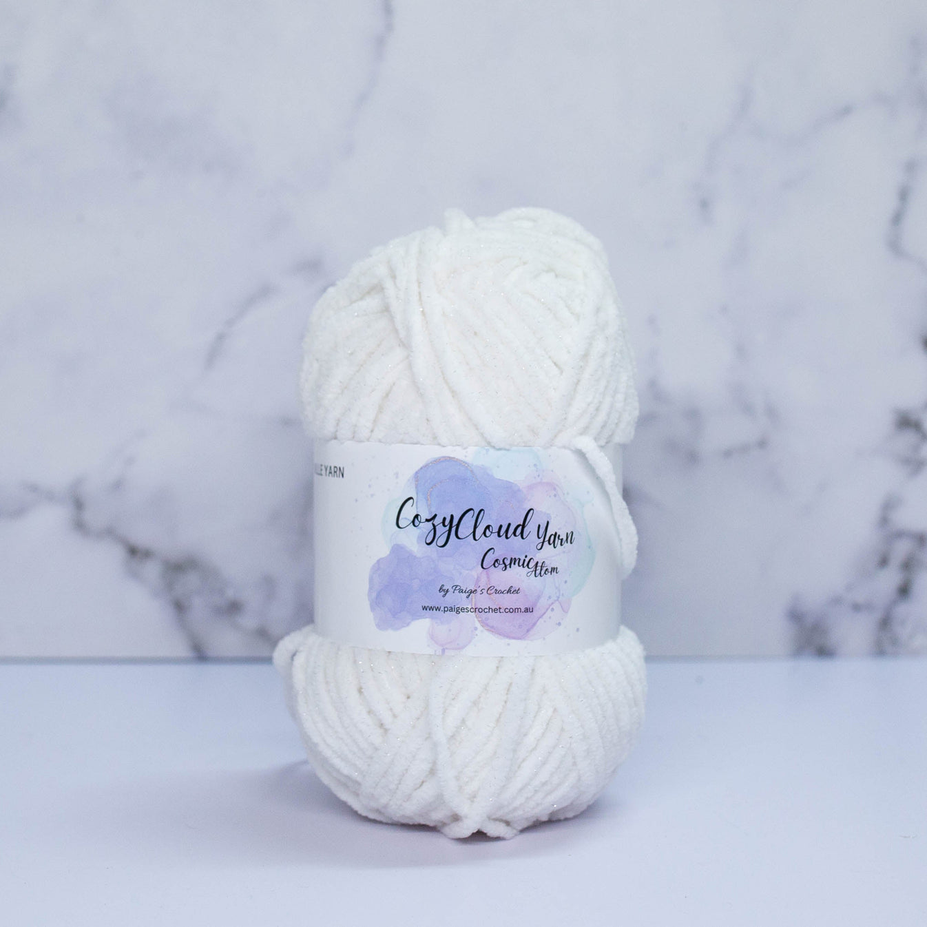 Cozy Cloud Cosmic Atom - 01 Celestial - 50g (White) – Paige's Crochet