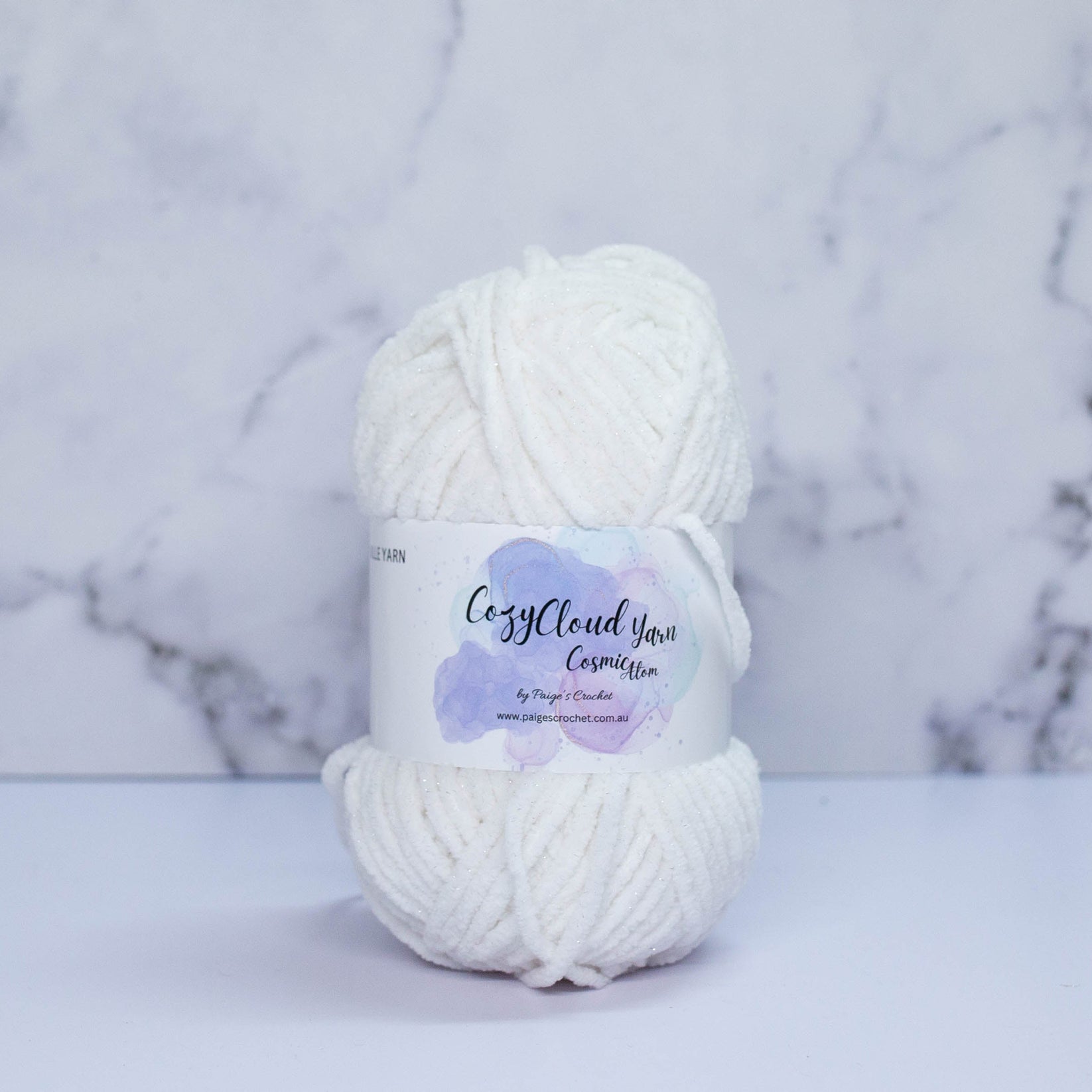 Cozy Cloud Cosmic Atom - 36 Milky Way - 50g (White) – Paige's Crochet